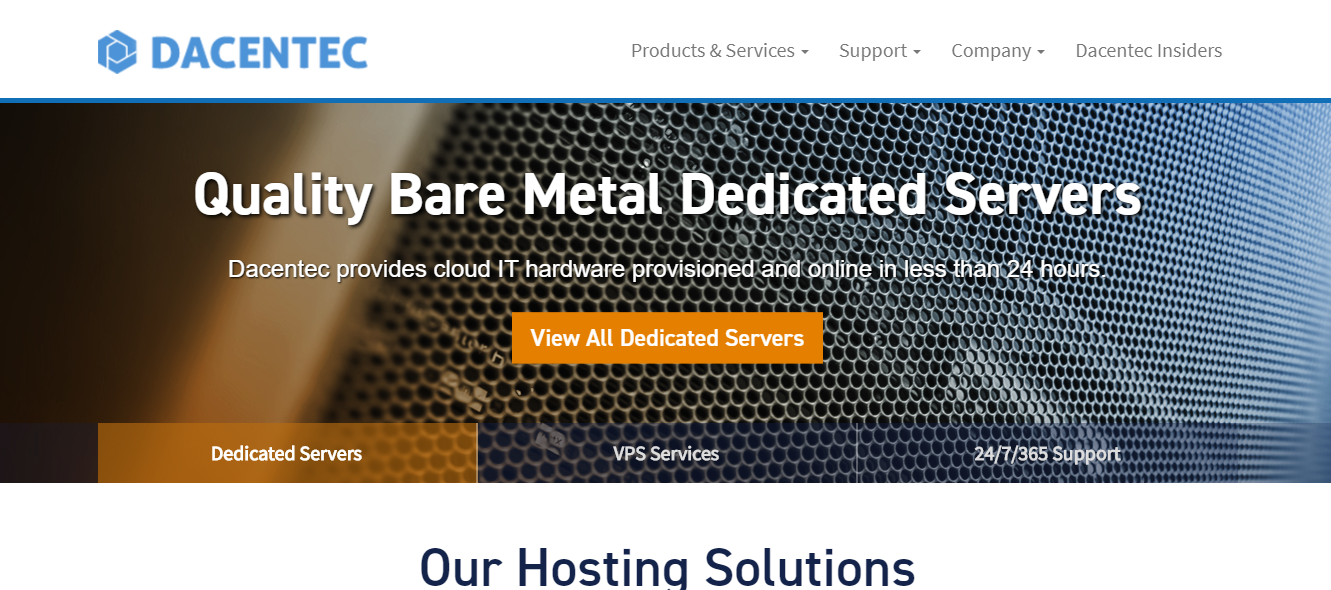 Dacentec Review: Best Quality Bare Metal Servers - LowEndReview